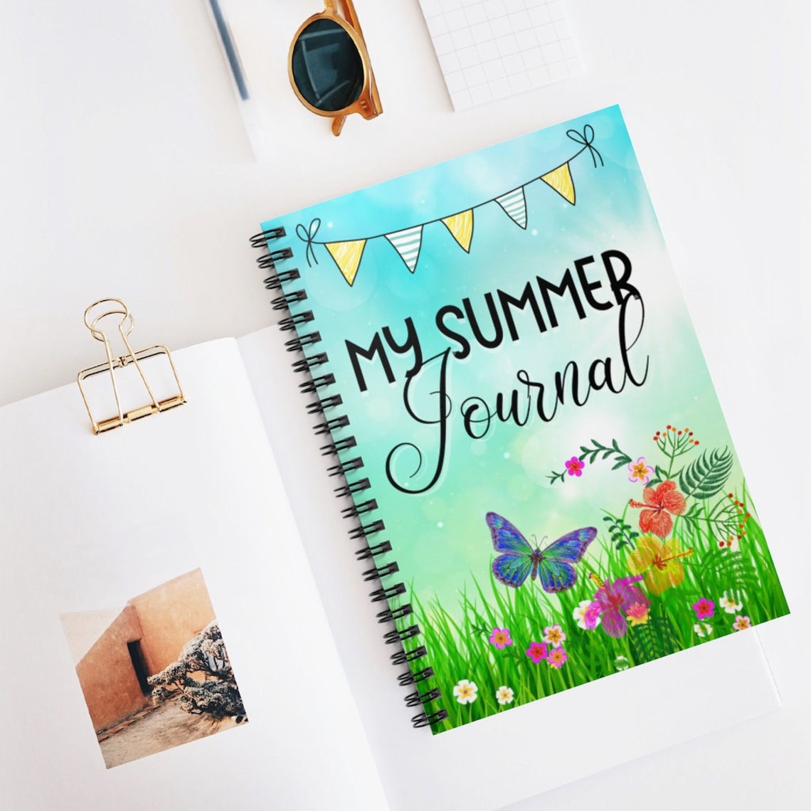 Summer Notebook Spiral Notebook For Journal Summer Gift | Etsy