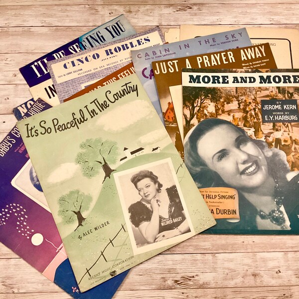 1920 Sheet Music - Etsy