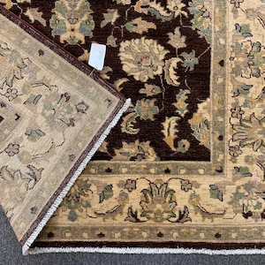 Oushak Brown 5X7 Handmade Wool Rug # 87448744 - Etsy