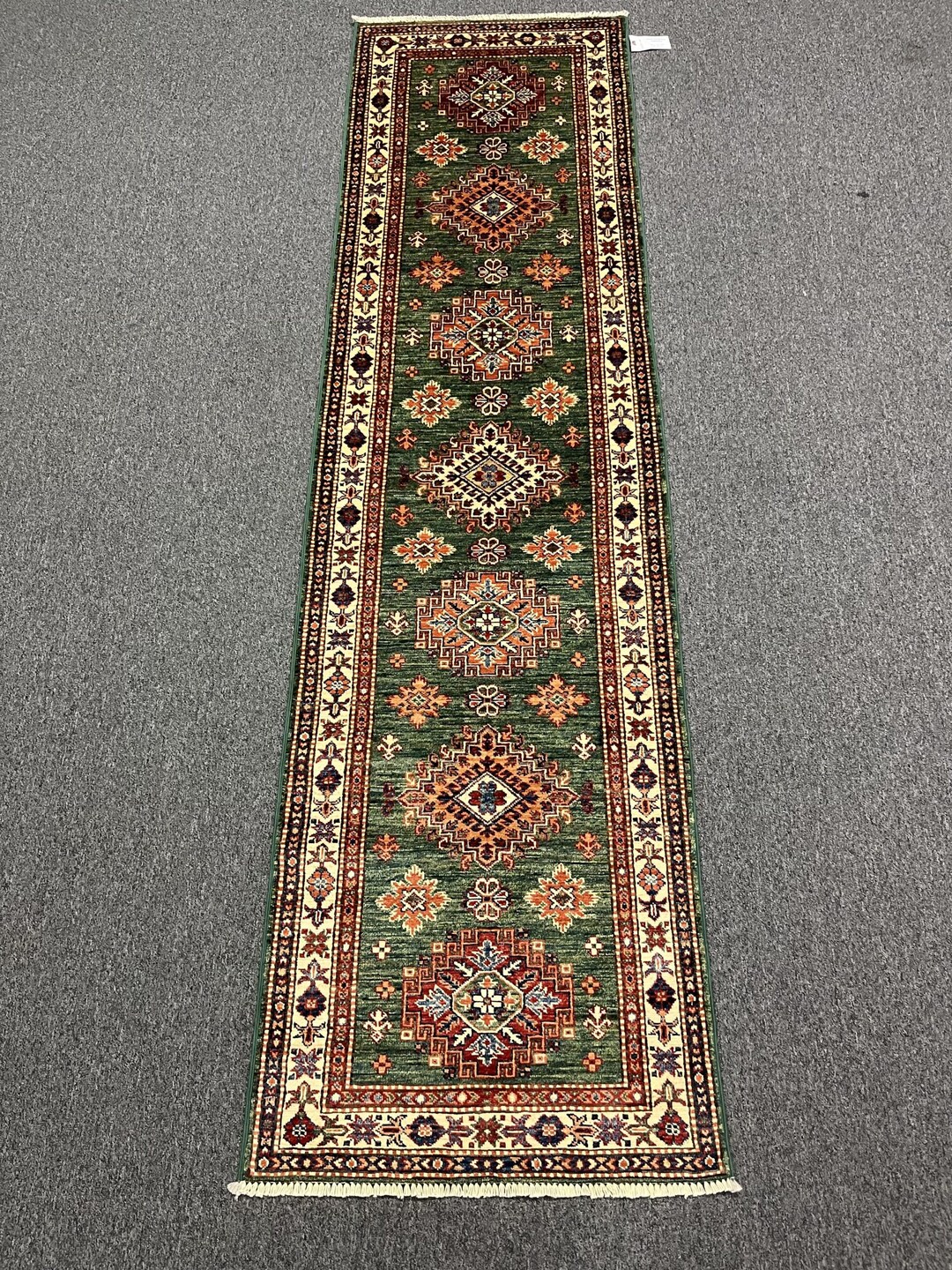 2' 6 X 9' Super Kazak Handmade Wool Runner Rug - Etsy