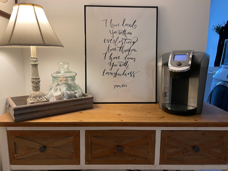 Custom Calligraphy Handwritten Art - Lyrics, Scripture, Quote, Poem ...