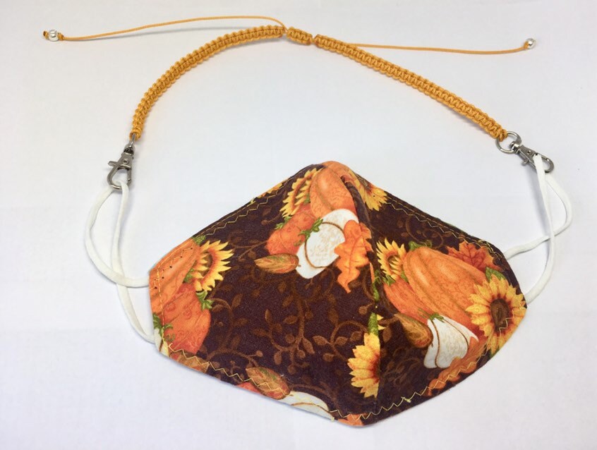 Macrame face masks lanyards handmade face masks chain | Etsy