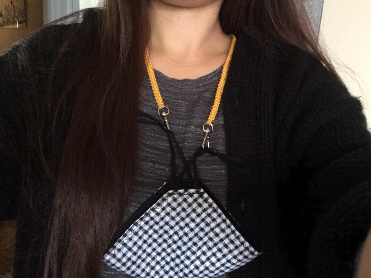 Macrame face masks lanyards handmade face masks chain | Etsy