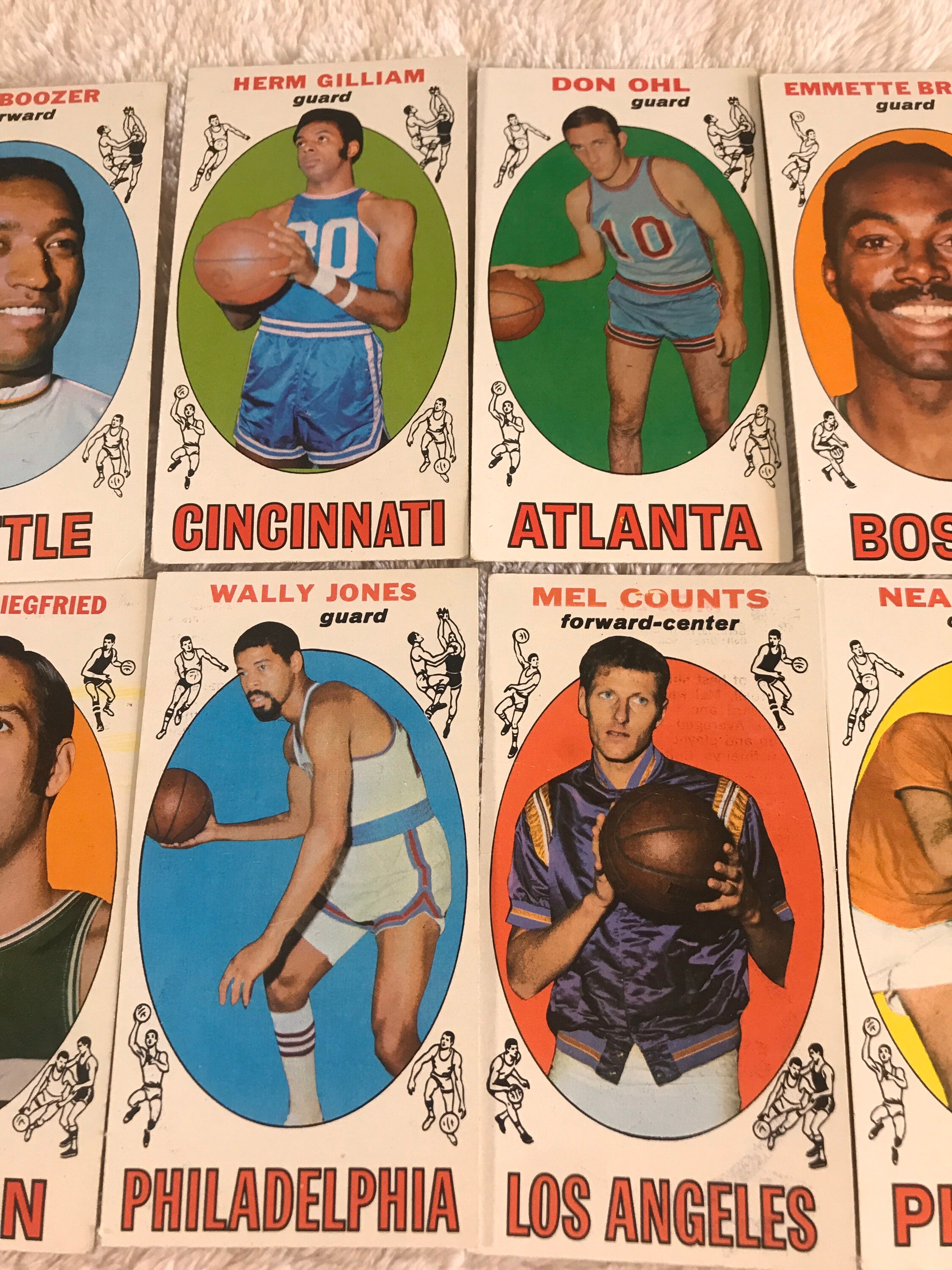 11 Cards from 1969-70 Topps Basketball Vintage NBA Basketball | Etsy
