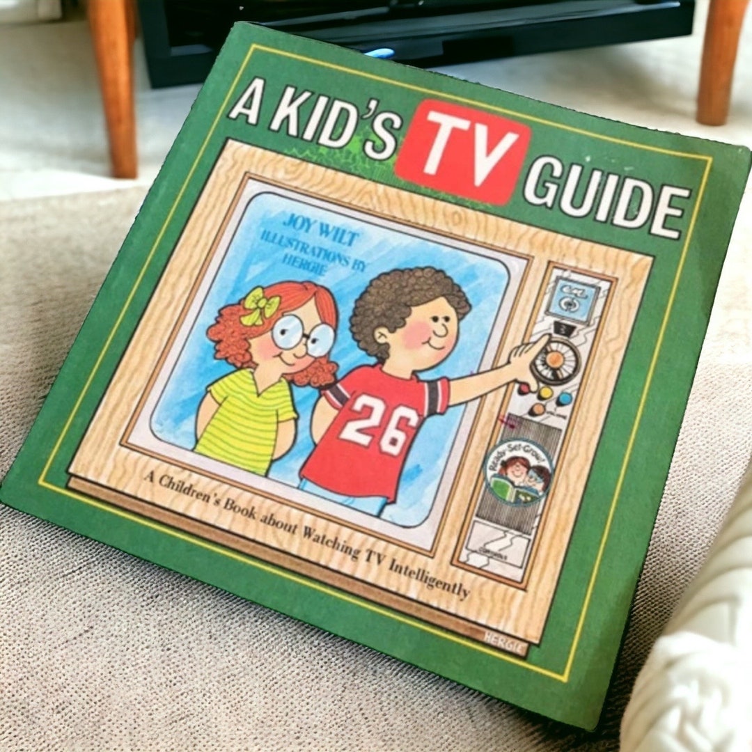 Vintage A Kid's TV Guide Softcover Book, Children's Books, Vintage ...