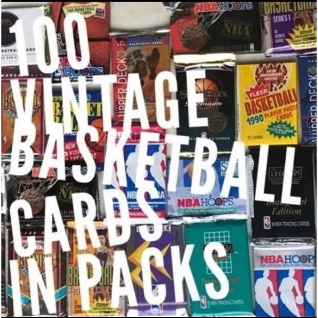 OVER 100 Basketball Cards in Packs Vintage Early 1990s NBA Factory ...