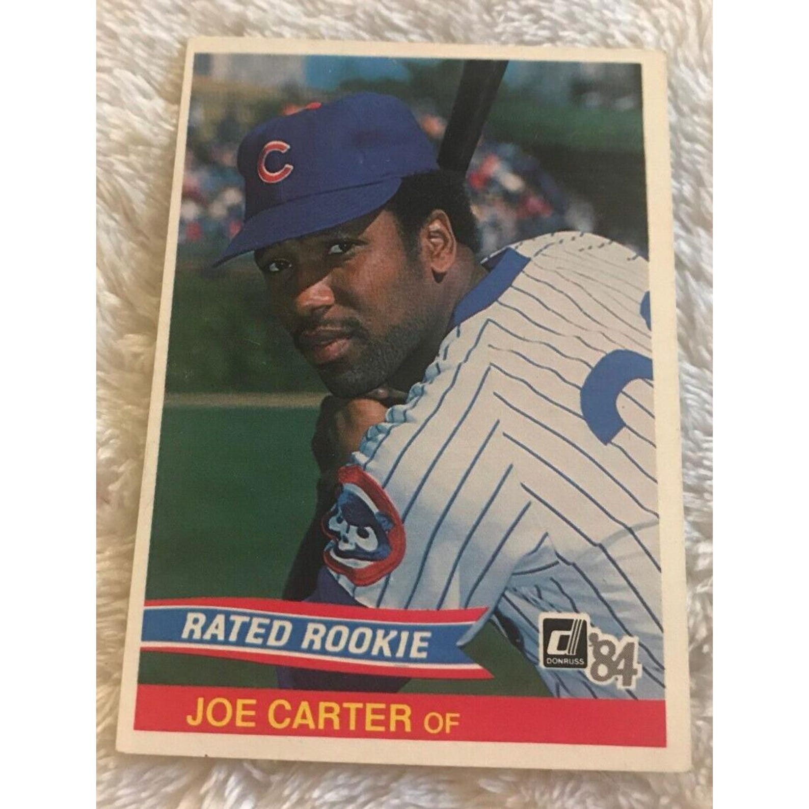 1984 Donruss Joe Carter RC #41 Chicago Cubs Vintage MLB Rookie Baseball ...