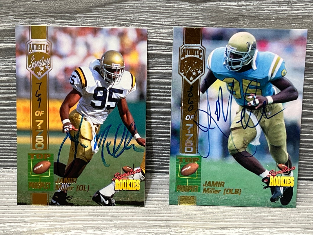 Two Different Versions of Jamir Miller 1994 Signature Rookies #36 ...