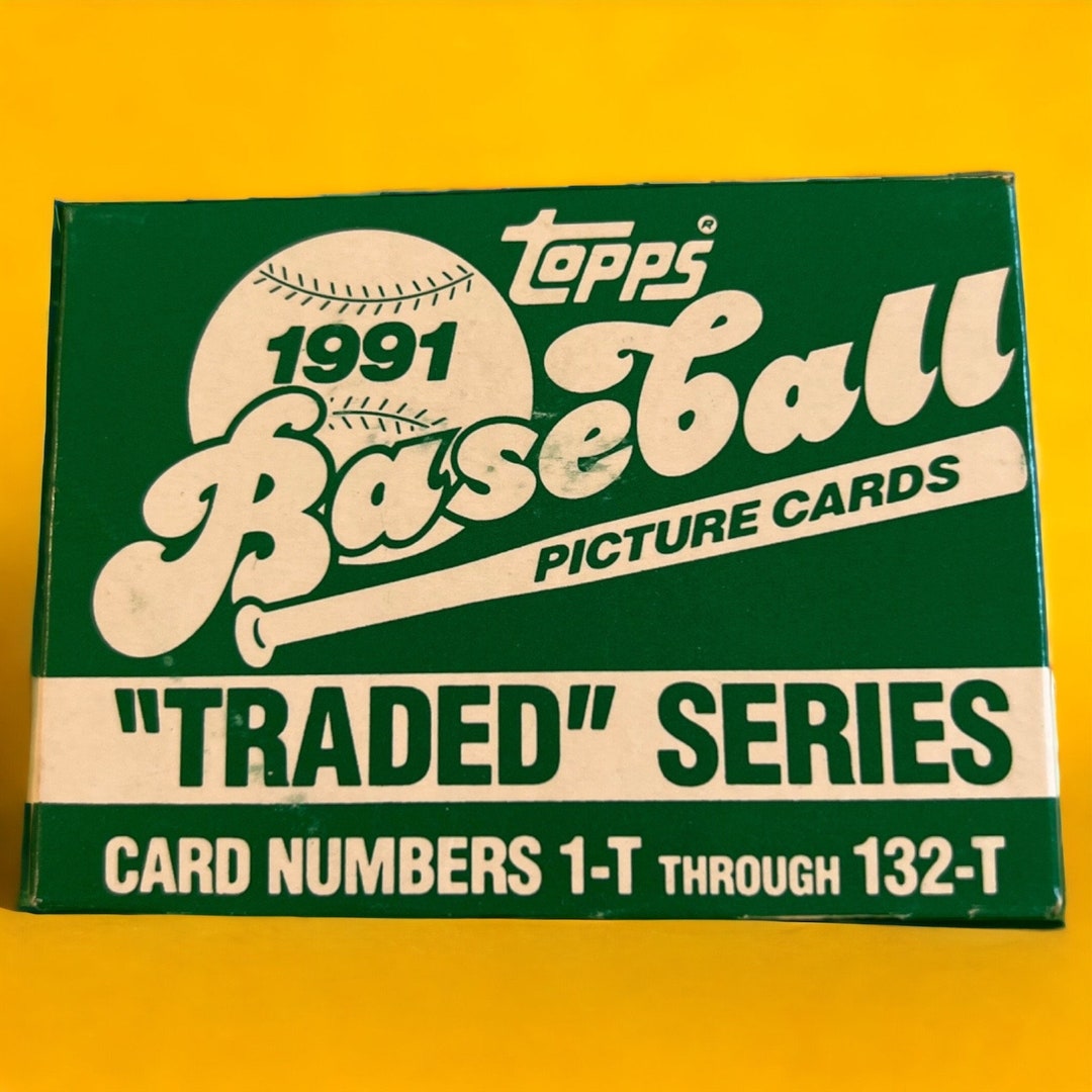 1991 Topps Traded Factory Set, Vintage MLB, Baseball Cards, GIAMBI RC ...