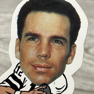 1972 NFLPA Vinyl Sticker Roger Staubach, Dallas Cowboys, NFL, Football ...