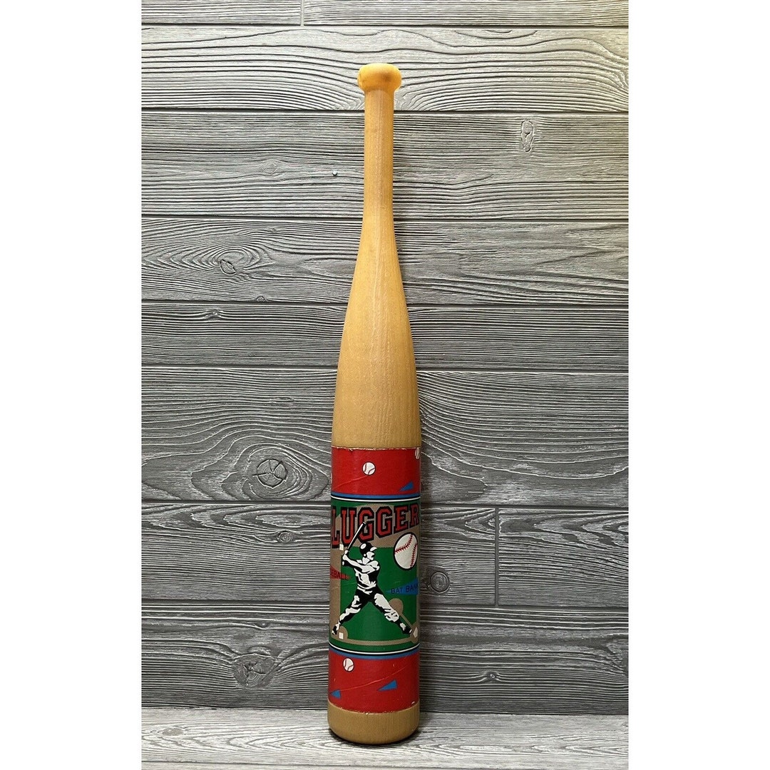 1990 Ralphco Slugger Jumbo Baseball Bat Piggy Bank 29 Tall READ Very ...