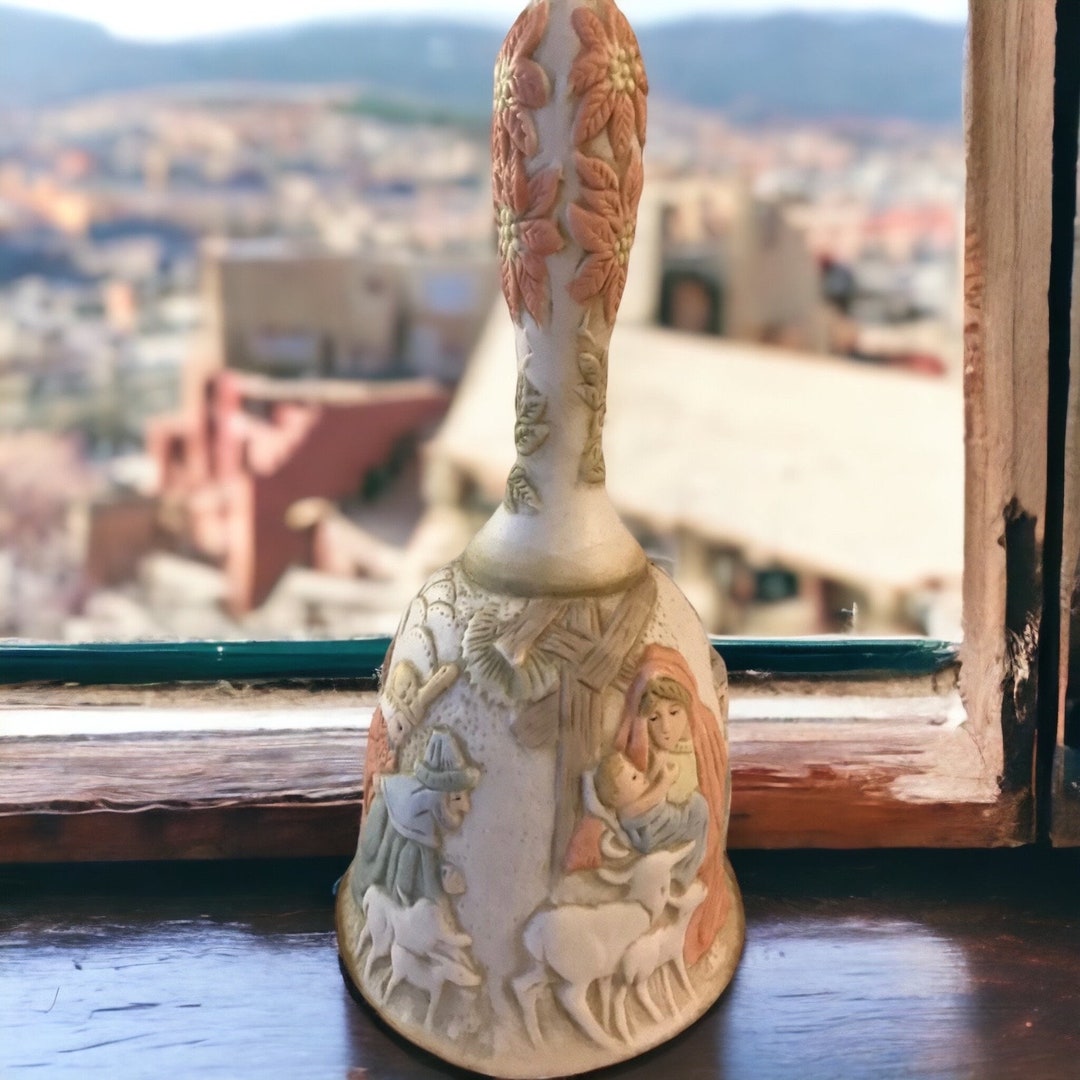 Lefton Nativity Bell, O Come All Ye Faithful, 1982, the Christopher ...