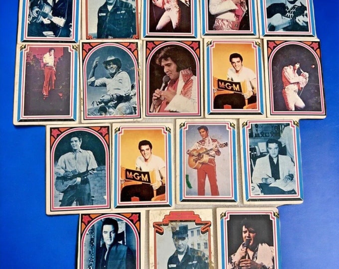 1978 Boxcar Elvis Presley Trading Cards Lot of 17 See Description - Etsy