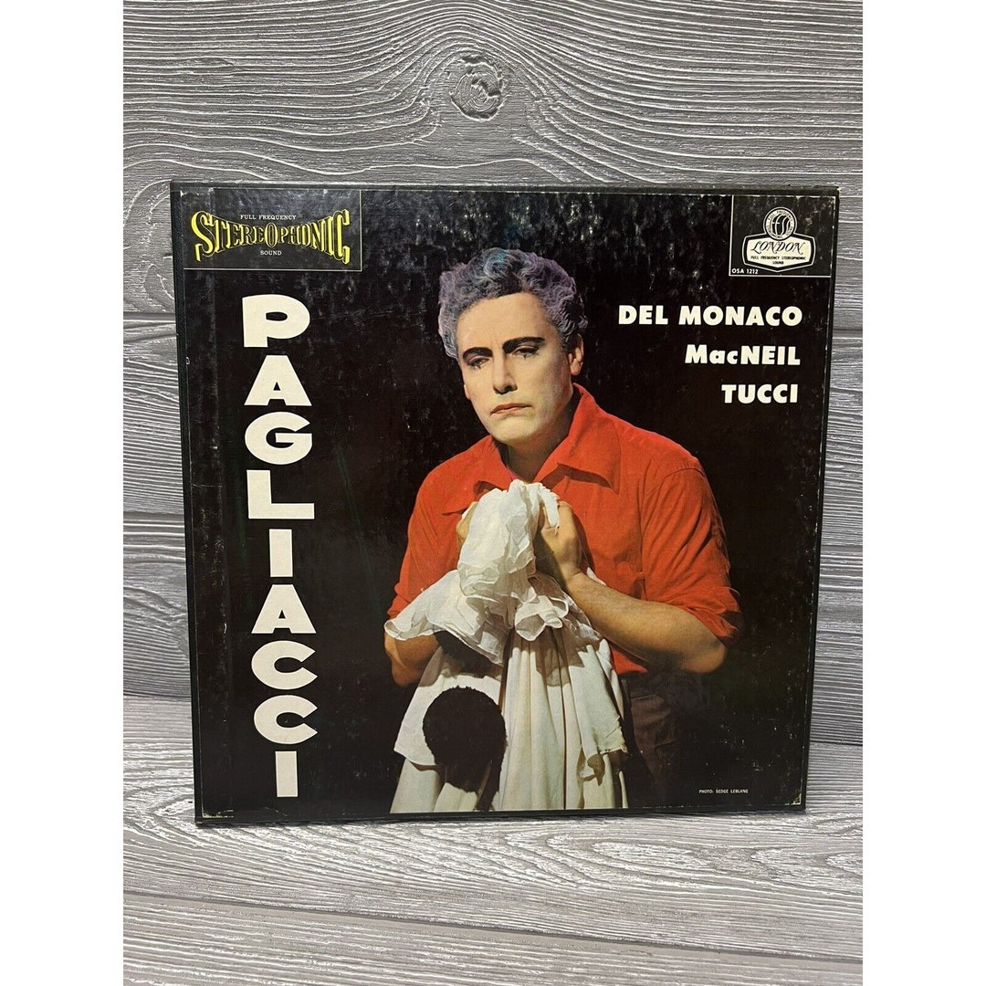 Pagliacci Del Monaco Macneil Gabriella Tucci 2 LP Box Set Stereophonic ...