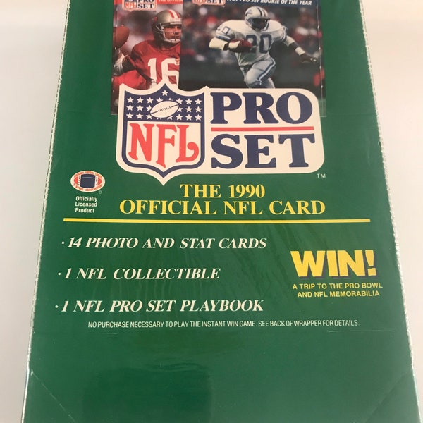 Nfl Pro Set 1990 - Etsy