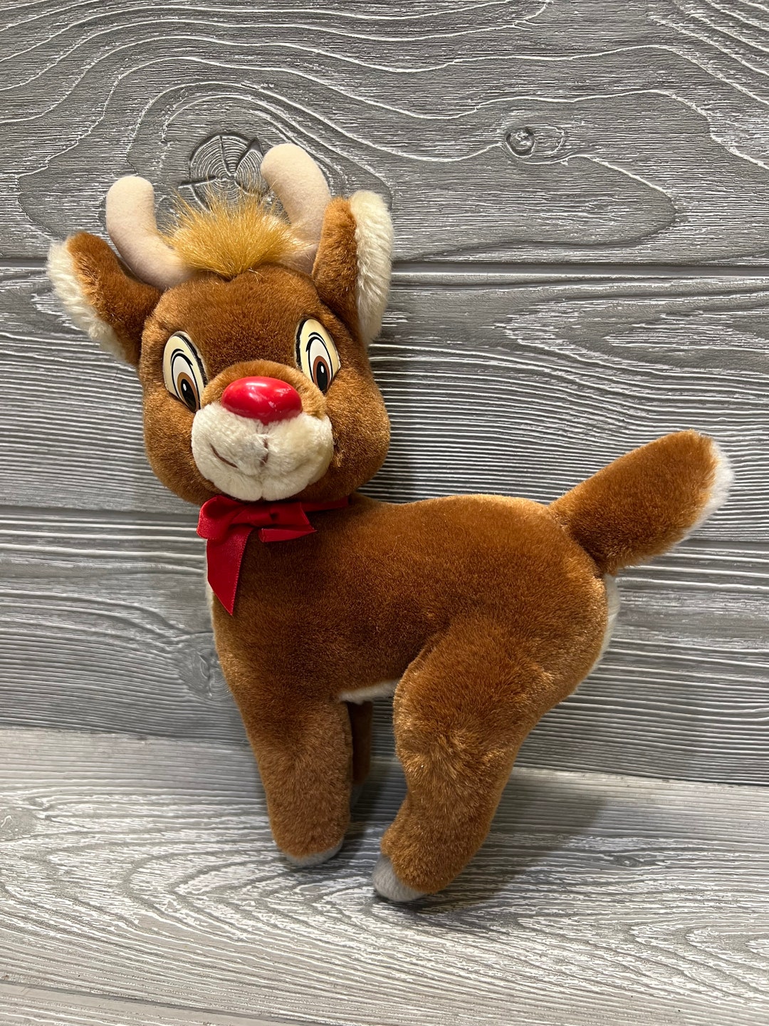 Vintage Applause Rudolph the Red Nosed Reindeer Plush 12” - Etsy