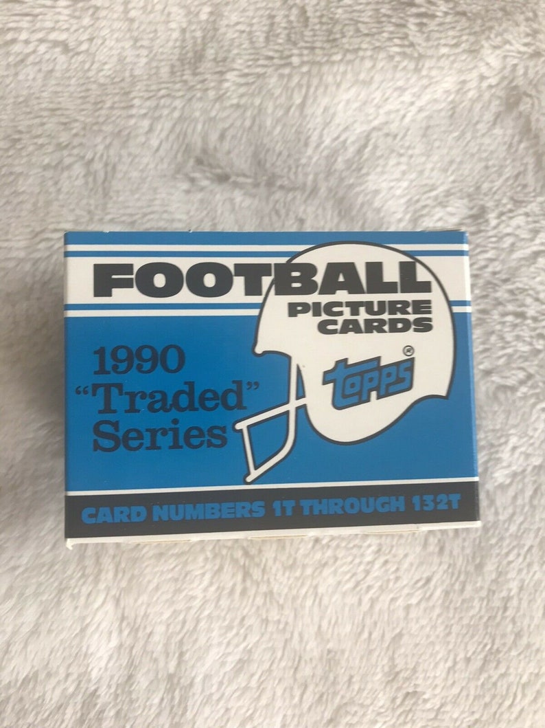 1990 Topps Football Traded Set Vintage NFL Football Cards - Etsy
