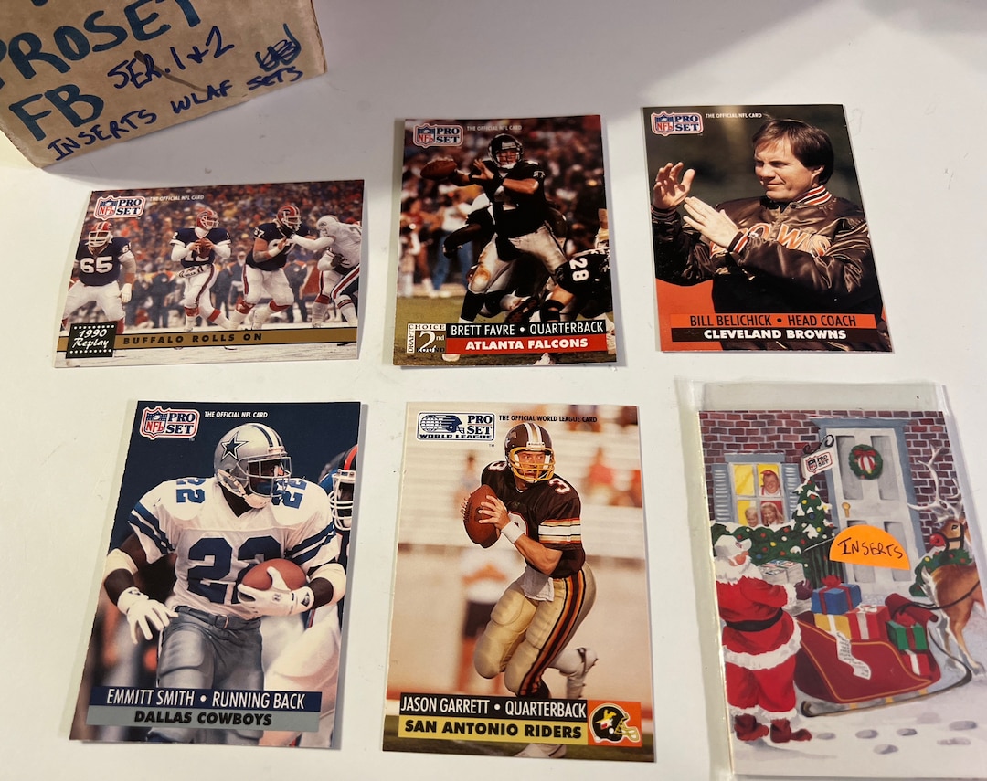 1991 Pro Set Football Near Complete Series 1 and 2 Sets, Plus WLAF Sets ...