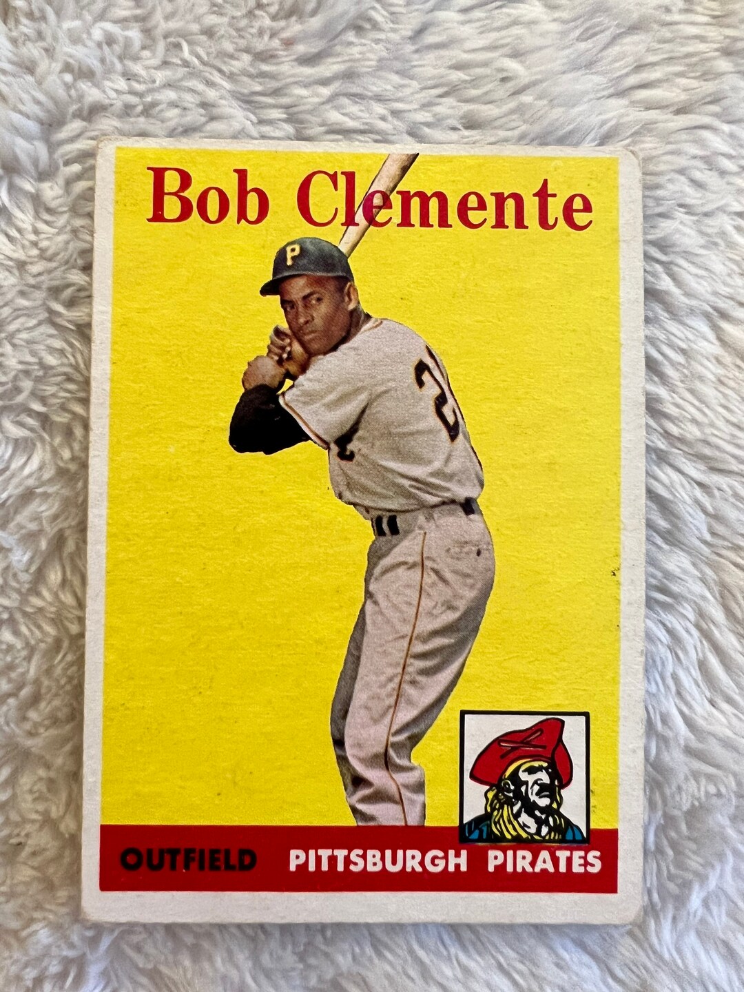 1958 Topps Baseball Roberto Clemente #52, Pirates, Vintage MLB Card - Etsy