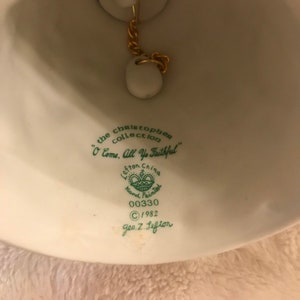 Lefton Nativity Bell, O Come All Ye Faithful, 1982, the Christopher ...