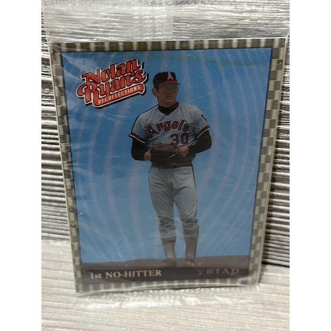 1993 Whataburger Triad Nolan Ryan Recollections Sealed Pack Vintage MLB ...