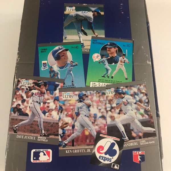 Baseball Cards Fleer Ultra - Etsy