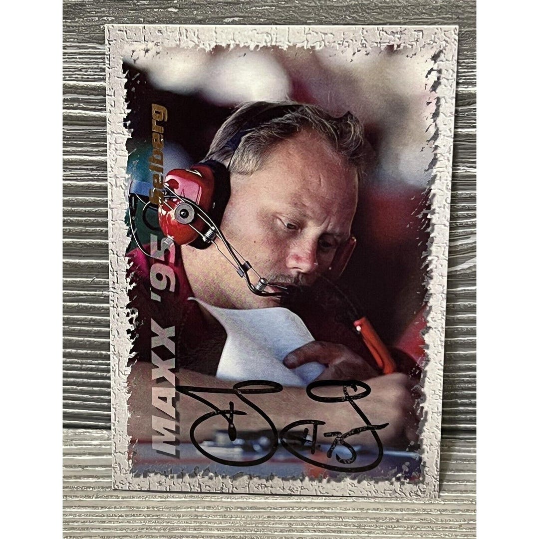 1995 Maxx Series 1 Troy Selberg Autographed Card #130 Vintage NASCAR ...