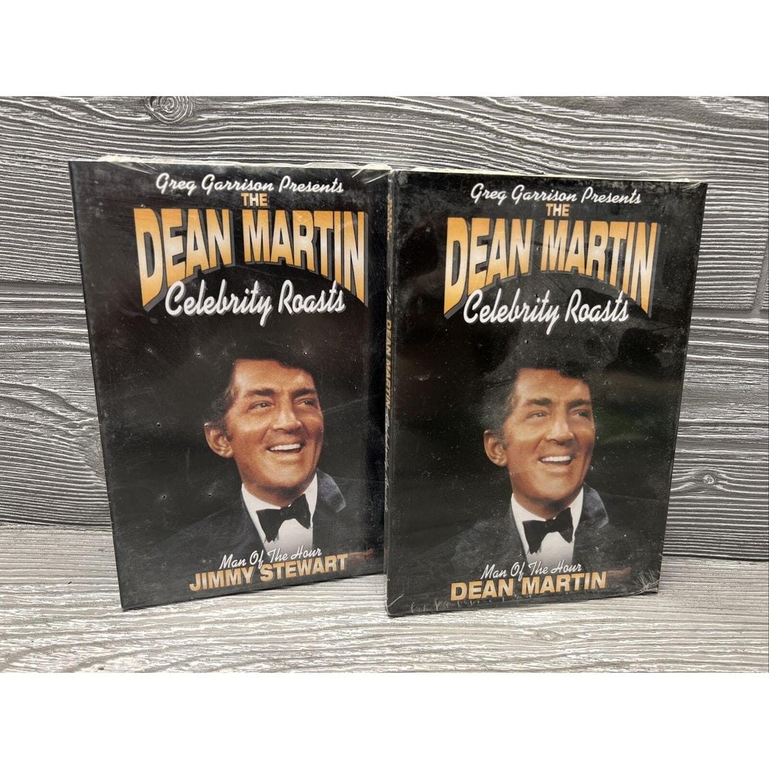 Dean Martin Celebrity Roasts Dvds Lot of 2 Jimmy Stewart & Dean Sealed ...