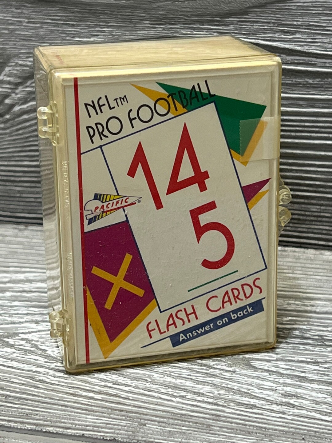 1991 Pacific Football Flash Cards Set, Vintage NFL Cards - Etsy