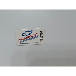 Vintage 1990s Chevy Racing License Plate Wincraft - Etsy