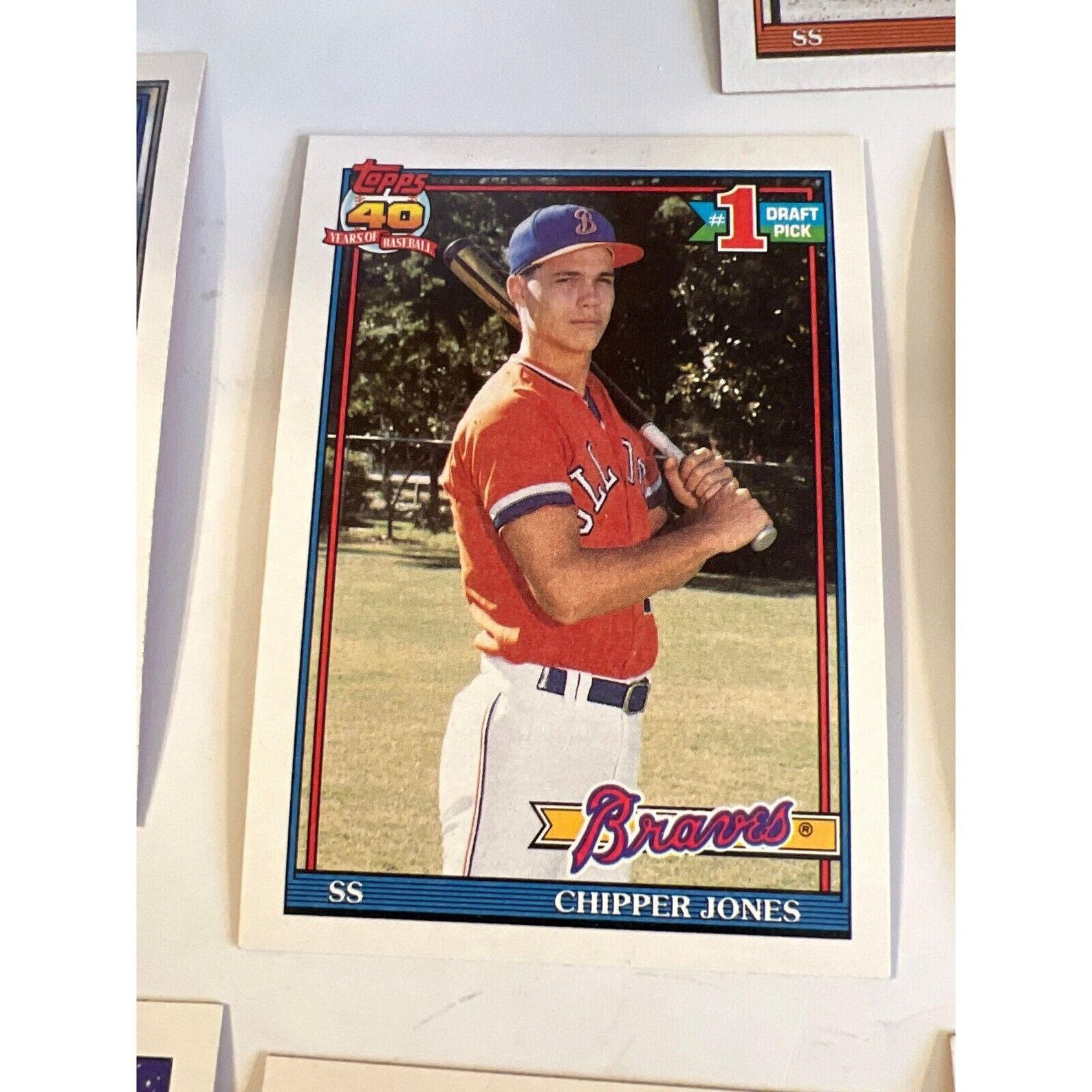 1991 Topps Baseball Near Complete Set Chipper Jones RC - Etsy