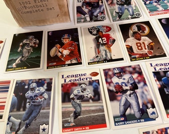 1985 Fleer Football Team Action Set, NFL, Football Cards - Etsy