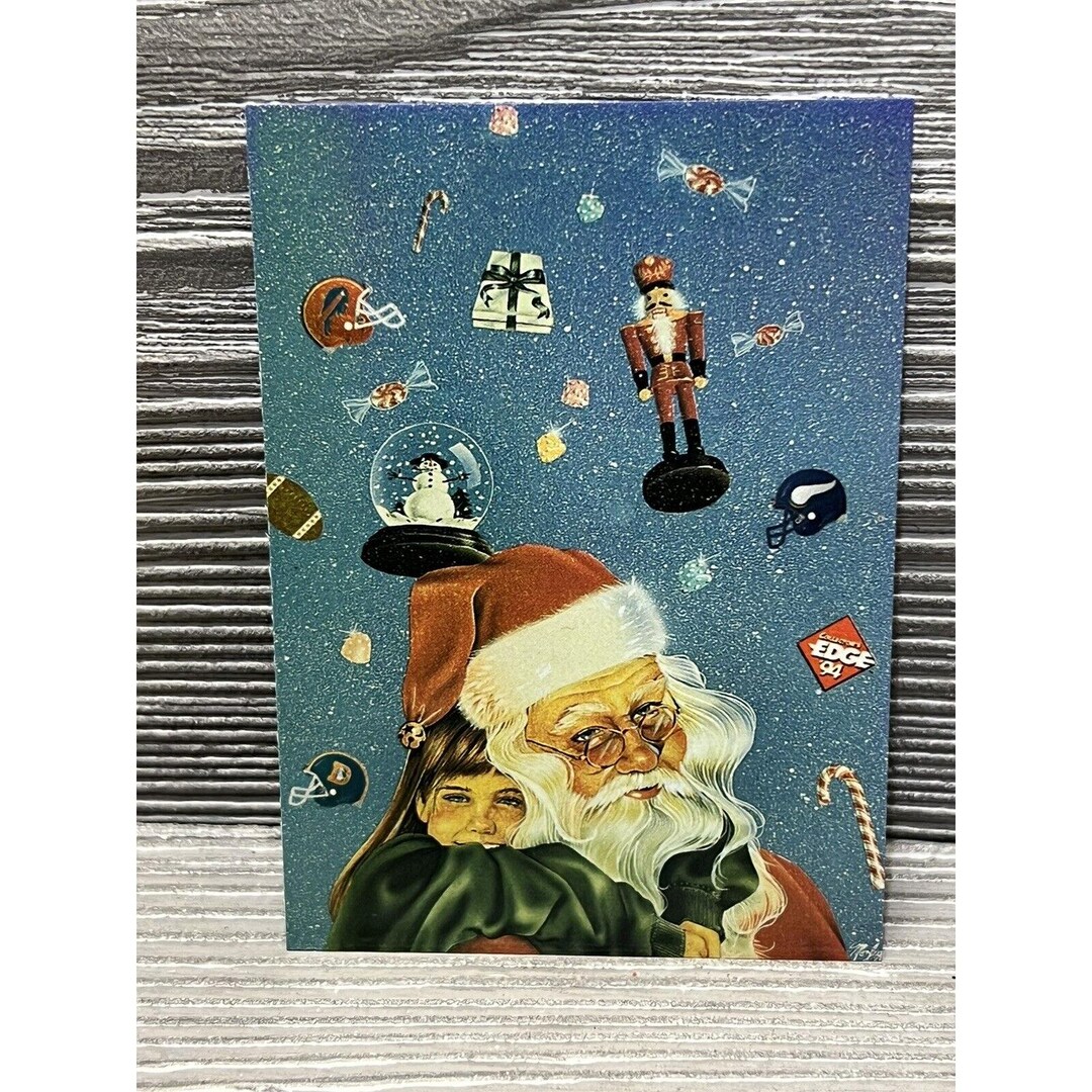 1994 NFL Properties Collector’s Edge Santa Claus #3 Vtg Christmas ...