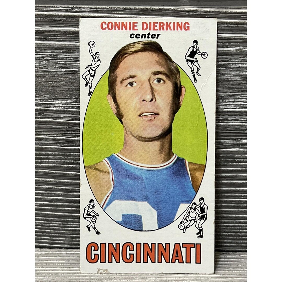 1969-70 Topps Basketball Connie Dierking #28 Cincinnati Royals NBA Card ...