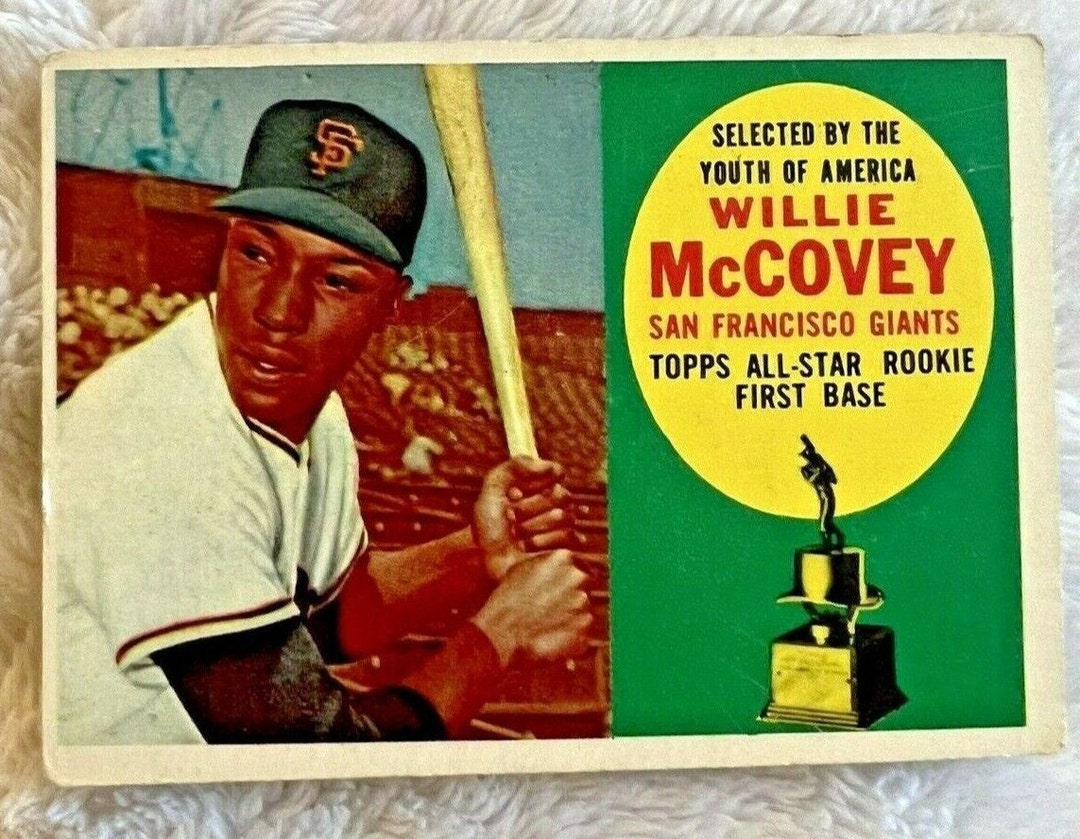 1960 Topps Baseball Willie Mccovey RC #316, San Francisco Giants ...
