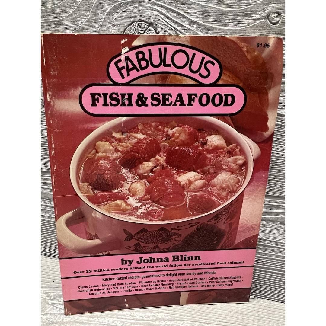 Fabulous Fish & Seafood Cookbook 1983 Recipe Book Paperback Cooking ...