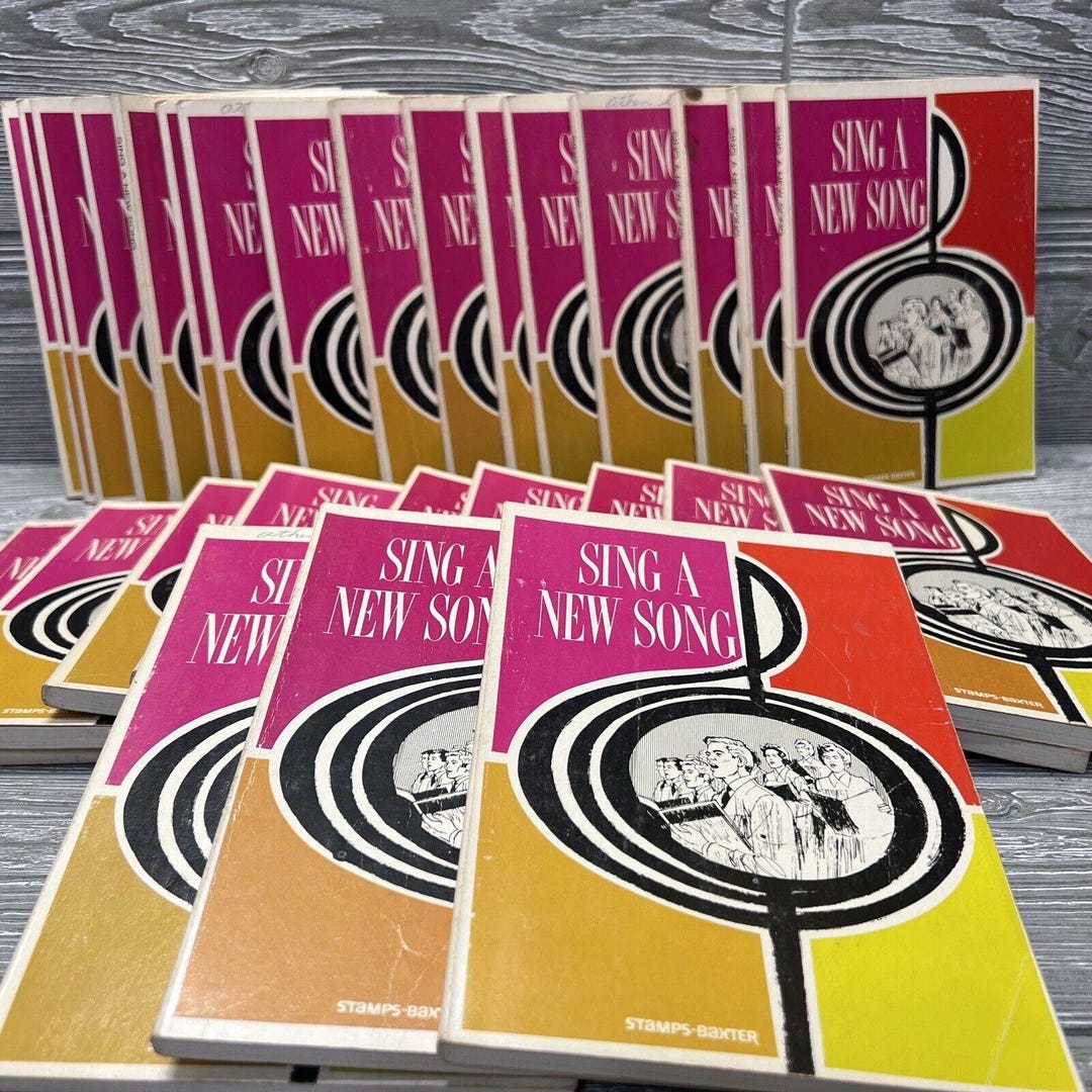 Sing A New Song Hymnals 1980 Stamps Baxter Gospel Singing Songbook Lot ...