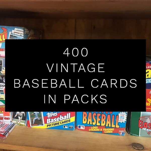 1970s Unopened Baseball Cards - Etsy