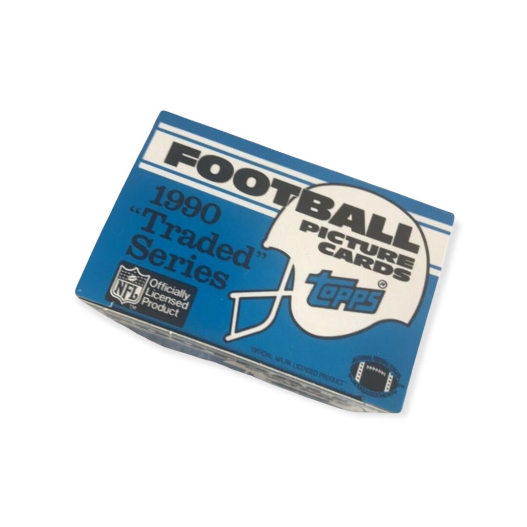 1990 Topps Football Traded Set, Vintage NFL Football Cards, Emmitt ...