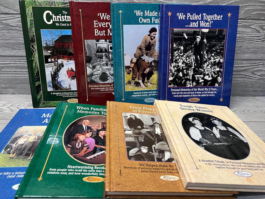 Reminisce Magazine Hardback Book Collection Lot of 8 Nostalgic Memories ...