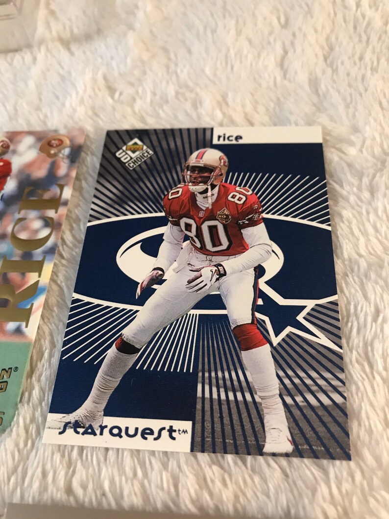 5 Different Premium Jerry Rice Cards 49ers Vintage NFL - Etsy