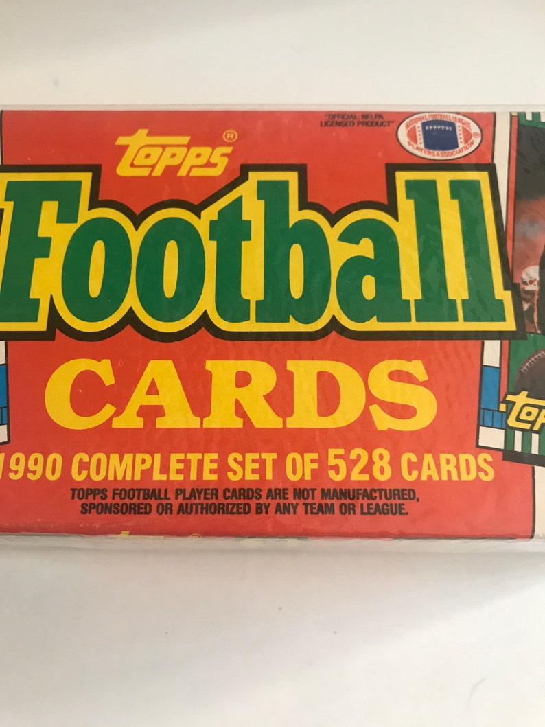 1990 Topps Football Factory Set Football Cards Vintage - Etsy