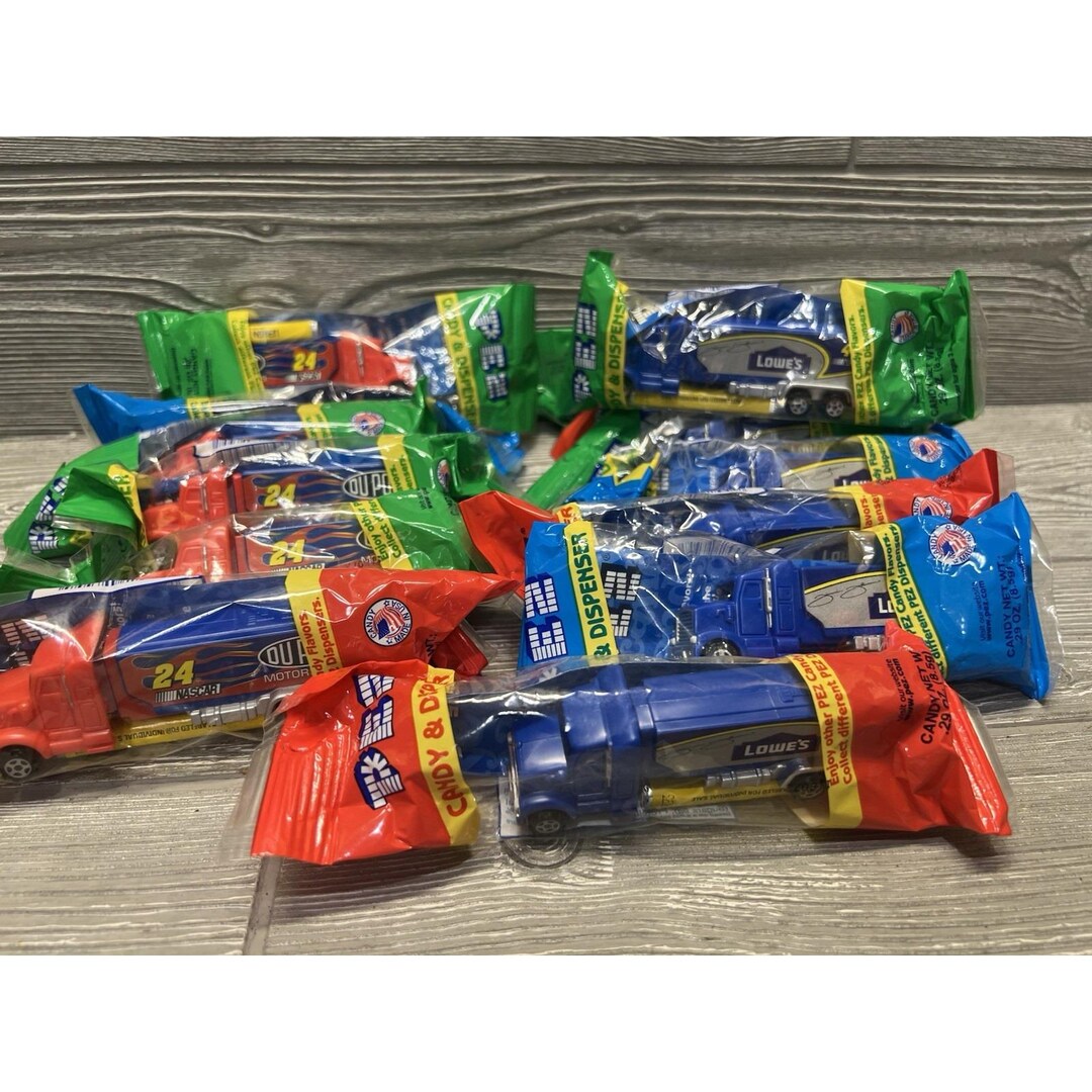 NASCAR Semi Truck Big Rig PEZ Dispenser Lot of 15 Jimmy Johnson Jeff ...