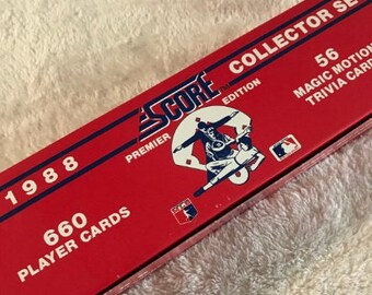 1988 Score Baseball - Etsy