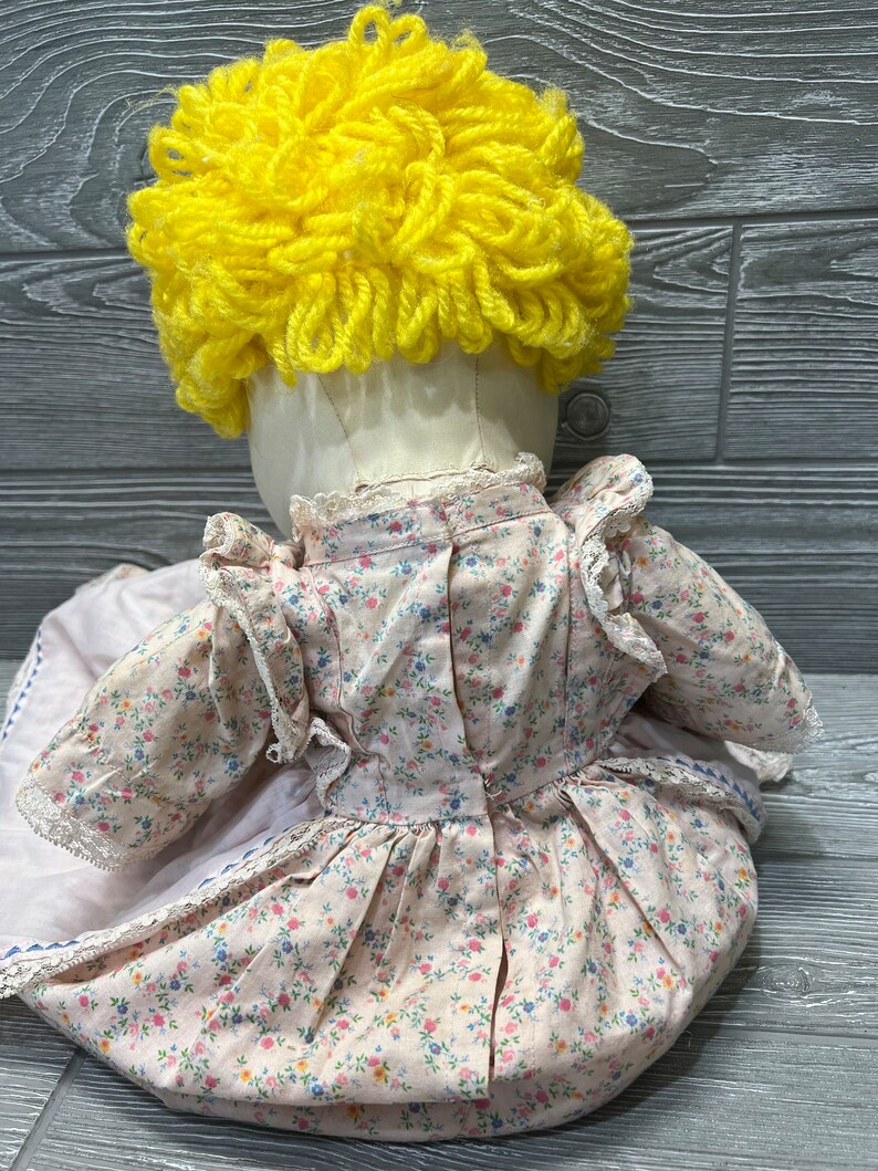 Vintage Handmade Cloth Cute Rag Doll 24 - Etsy