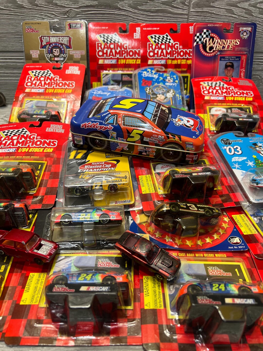 Vintage 1990s NASCAR Racing Model Cars New Old Stock Lot of 25 Plus 2 ...