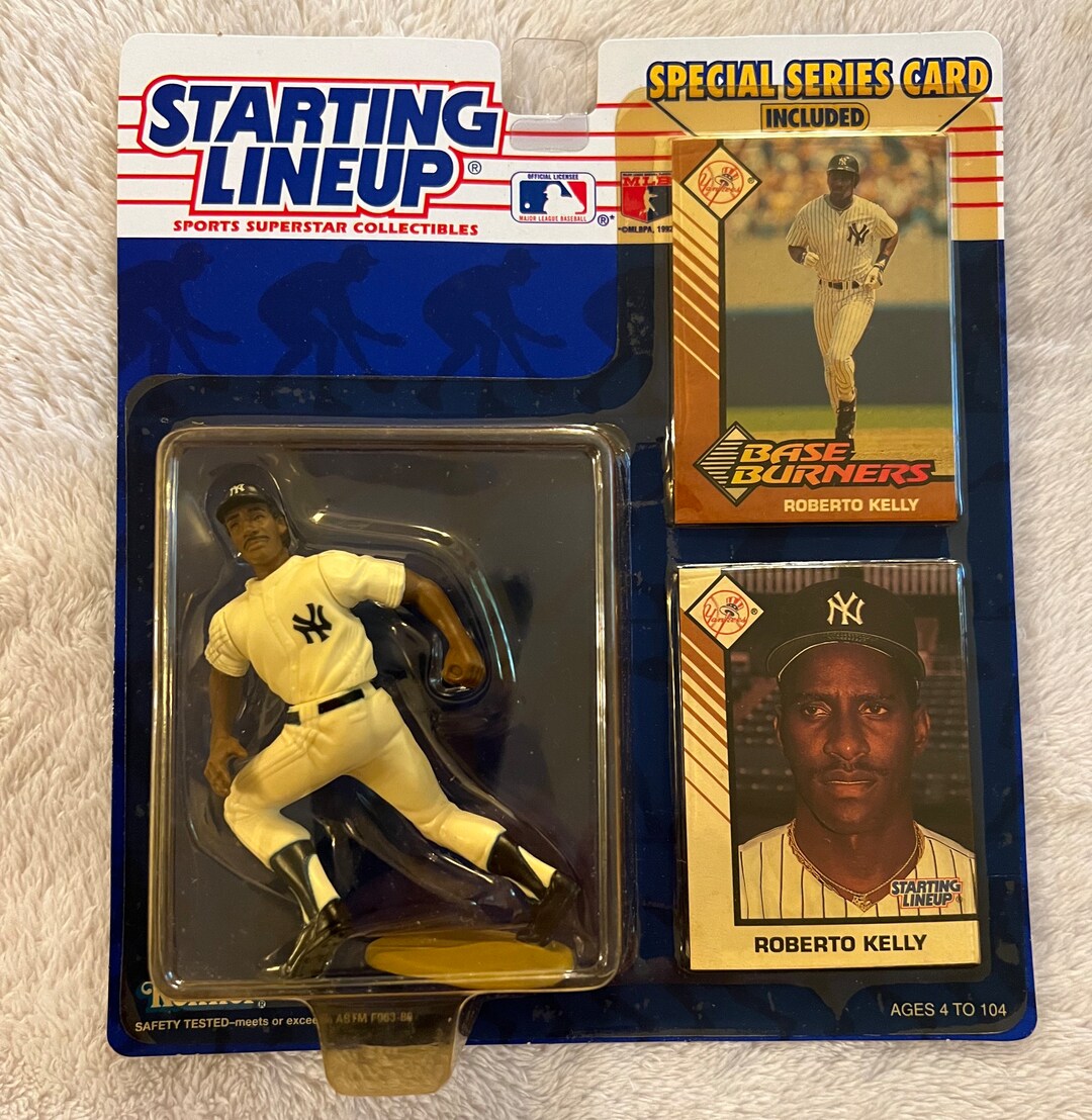 1993 Starting Lineup Roberto Kelly, Vintage Baseball Figure ...