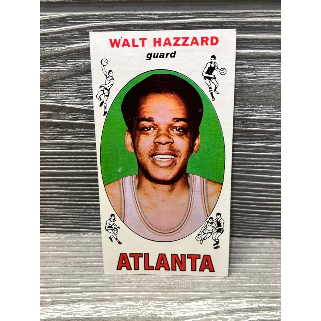 1969-70 Topps Basketball Walt Hazzard RC #27, Atlanta Hawks - Etsy