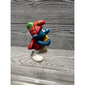 Scottish Bagpipes Smurf Figure 1978 Vintage Schleich 2 PVC Hong Kong - Etsy
