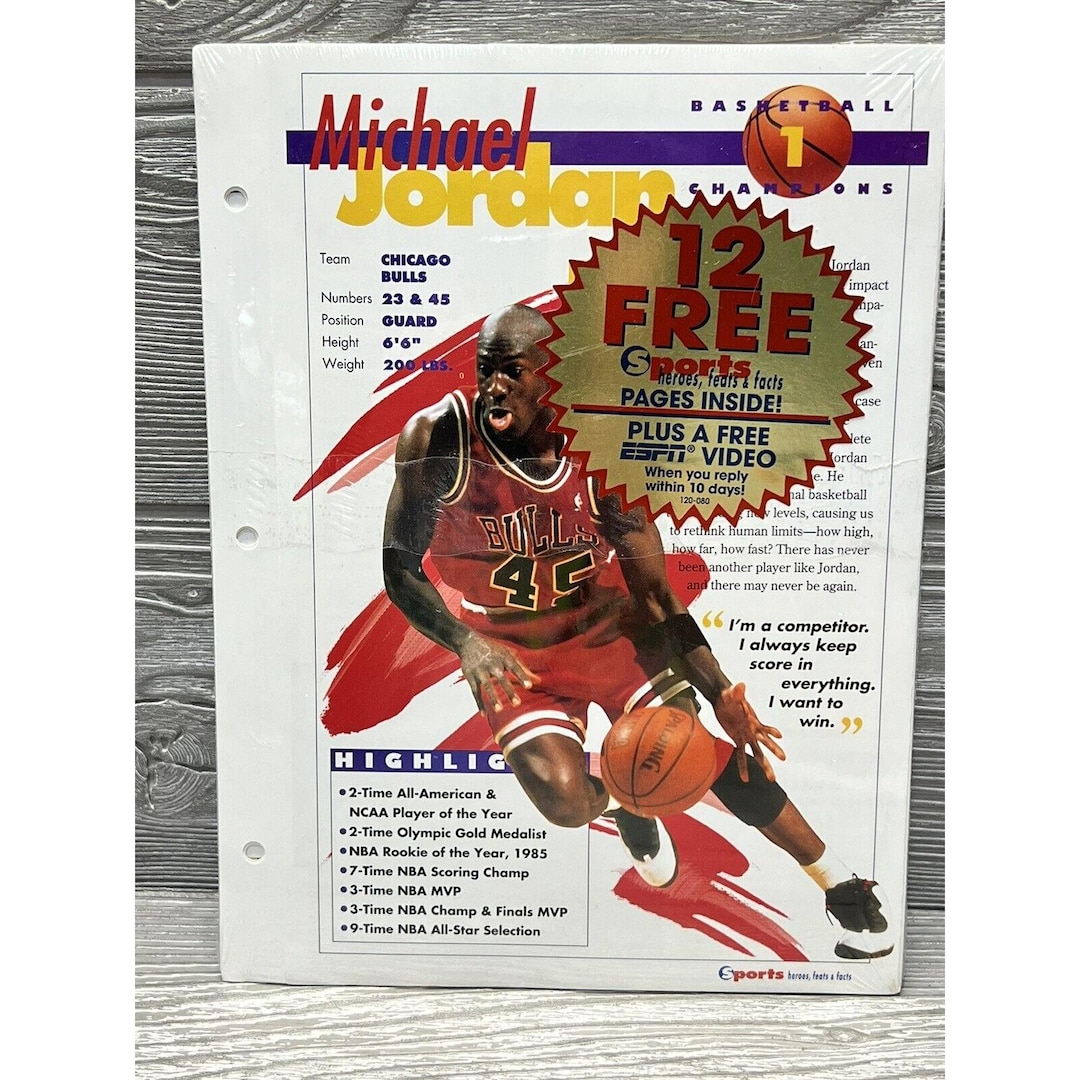 Sports Heroes Feats & Facts Michael Jordan on Top 12 Pages Factory ...